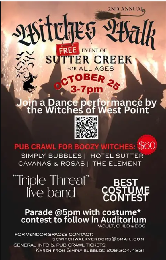 Witches Walk Sutter Creek – Amador Gourd Artists